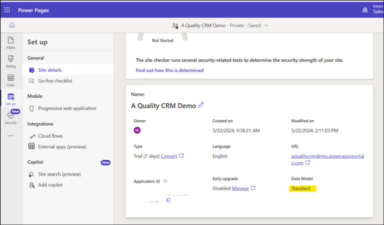 Power Pages: Convert Standard to Enhanced Data Model - AqualityCRM